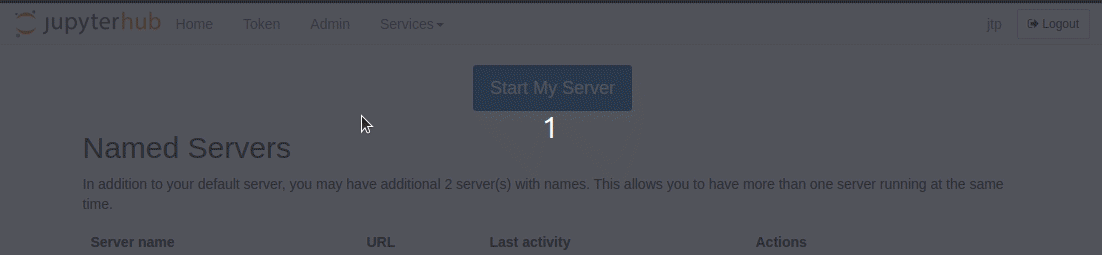 No services dropdown on the admin page · Issue #3003 · jupyterhub/jupyterhub · GitHub