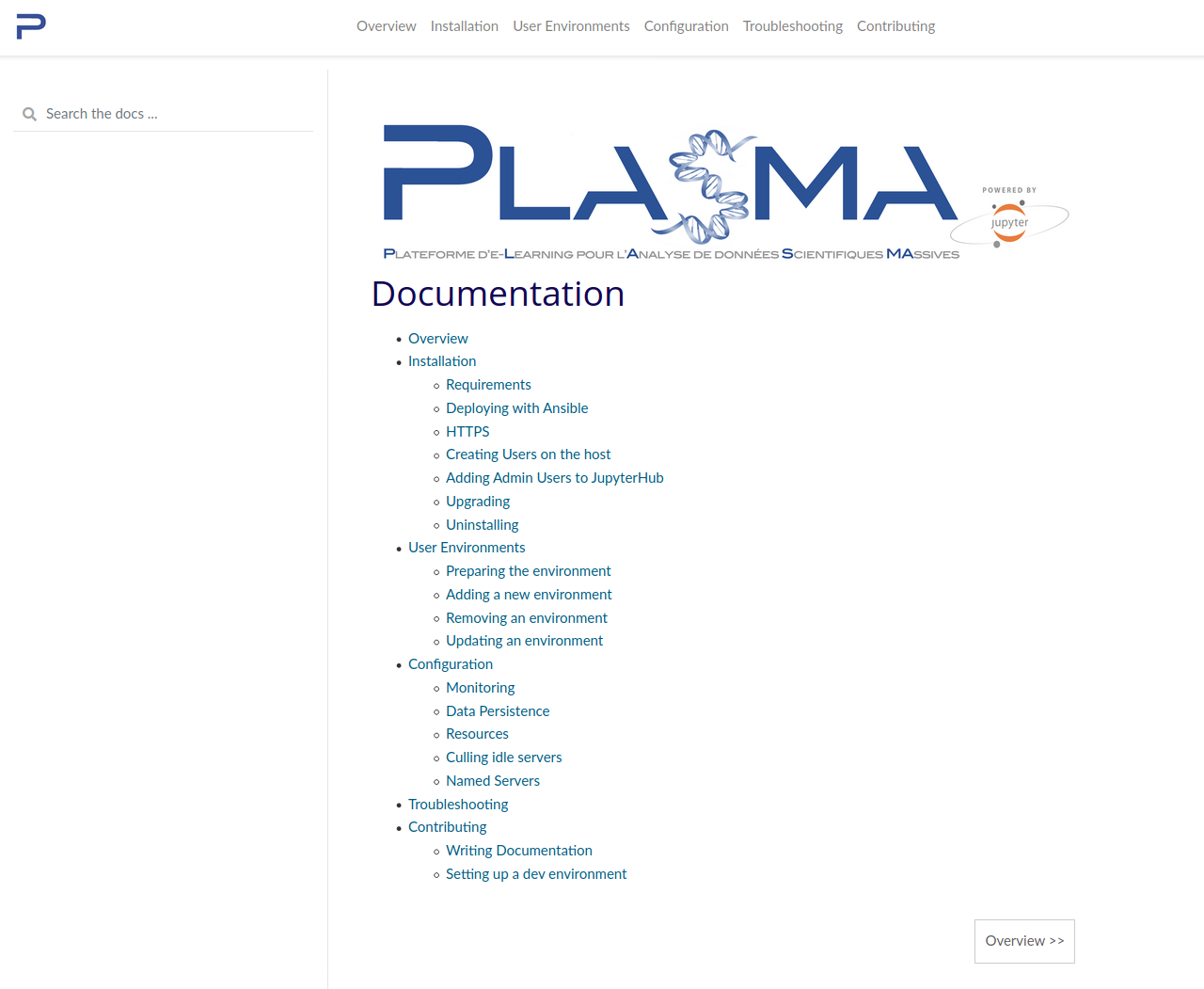 Add a summary on what PLASMA is on the docs landing page · Issue #151 · plasmabio/plasma · GitHub