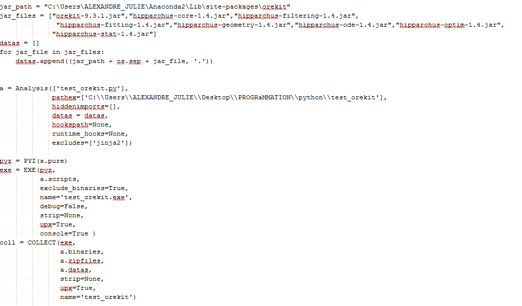 Questions - PyInstaller - Orekit Java · Issue #4583 · pyinstaller/pyinstaller · GitHub