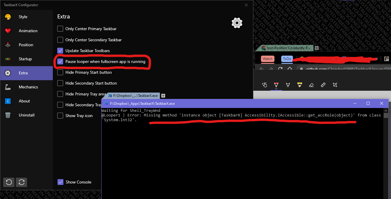 Icon Position Constantly Resetting · Issue #591 · ChrisAnd1998/TaskbarX · GitHub