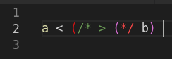 Wrong bracket matching case where ` ` in inline-comment · Issue #153134 · microsoft/vscode · GitHub