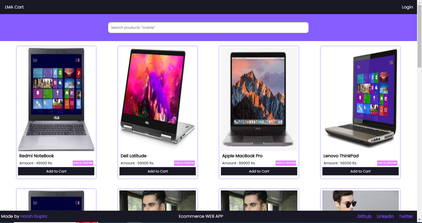 GitHub - harshgupta20/ecommerce-app