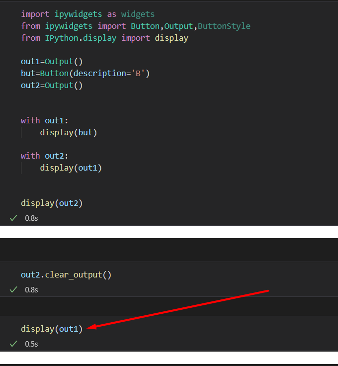 clear_output clears the sub_outputs · Issue #3444 · jupyter-widgets/ipywidgets · GitHub