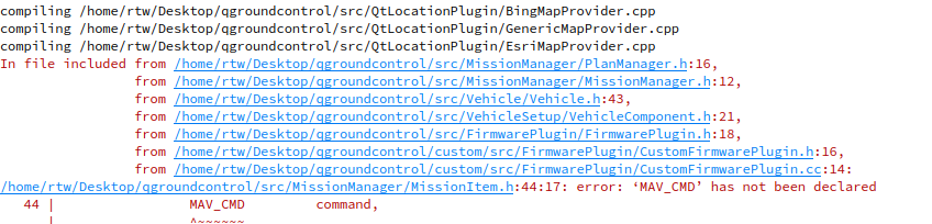 Use of custom-extention seems to break debug and other builds · Issue #9692 · mavlink ...