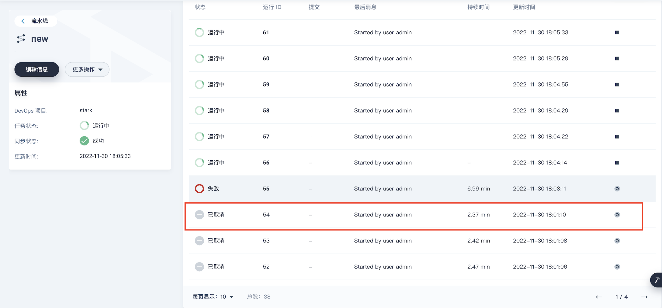 Pipeline And Pipelinerun Lifecycle Update · Issue 859 · Kubesphereks Devops · Github