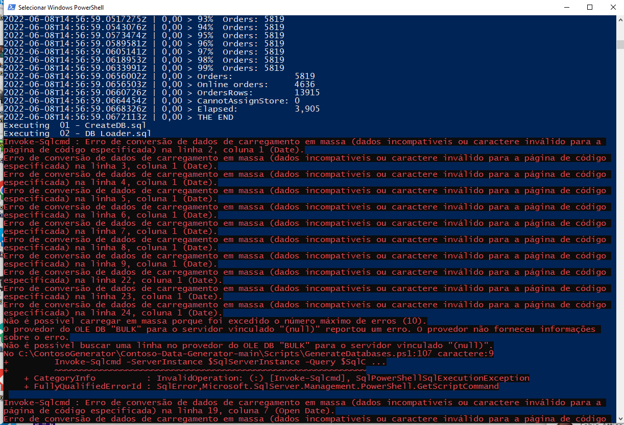 Creating DB · Issue #4 · sql-bi/Contoso-Data-Generator · GitHub