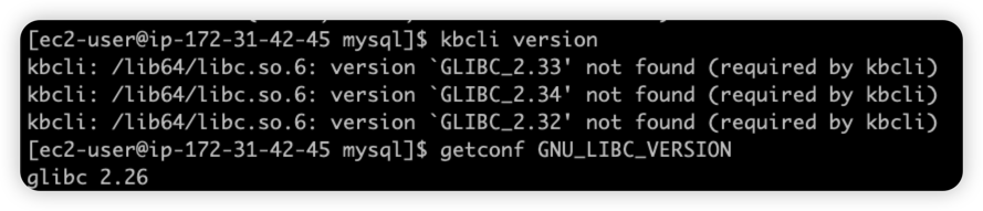 [BUG] install kbcli on AL2: dependent glibc version is too high · Issue #1315 · apecloud ...