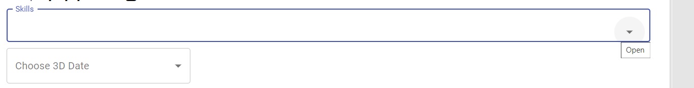 [TextField] Label position and triangle icon button for drop down lists ...