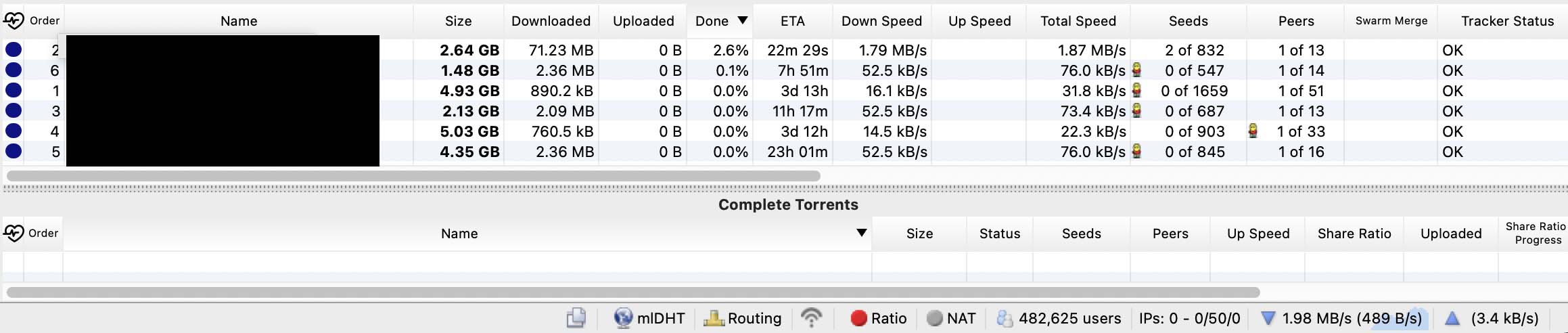 BiglyBT running super slow after adding Amazon eero PoE Gateway - Blue-Dot next to torrent files ...