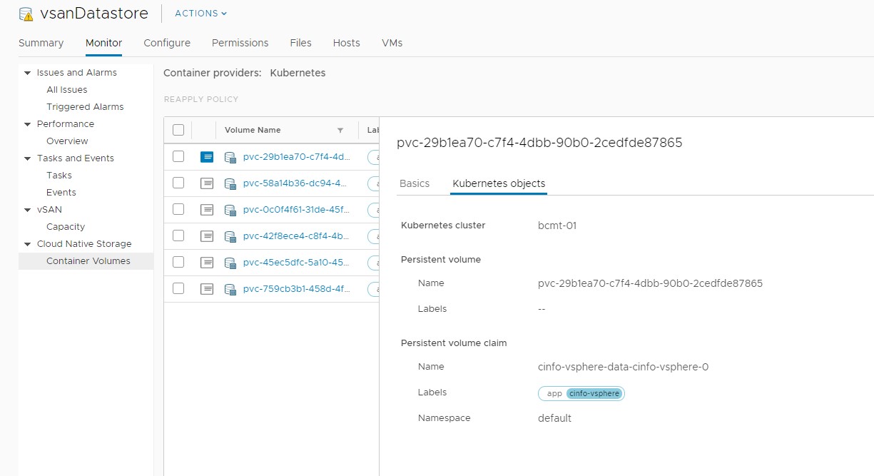 how to remove the orphan volume under the CNS UI -> Datacenter → Monitor → Cloud Native Storage ...