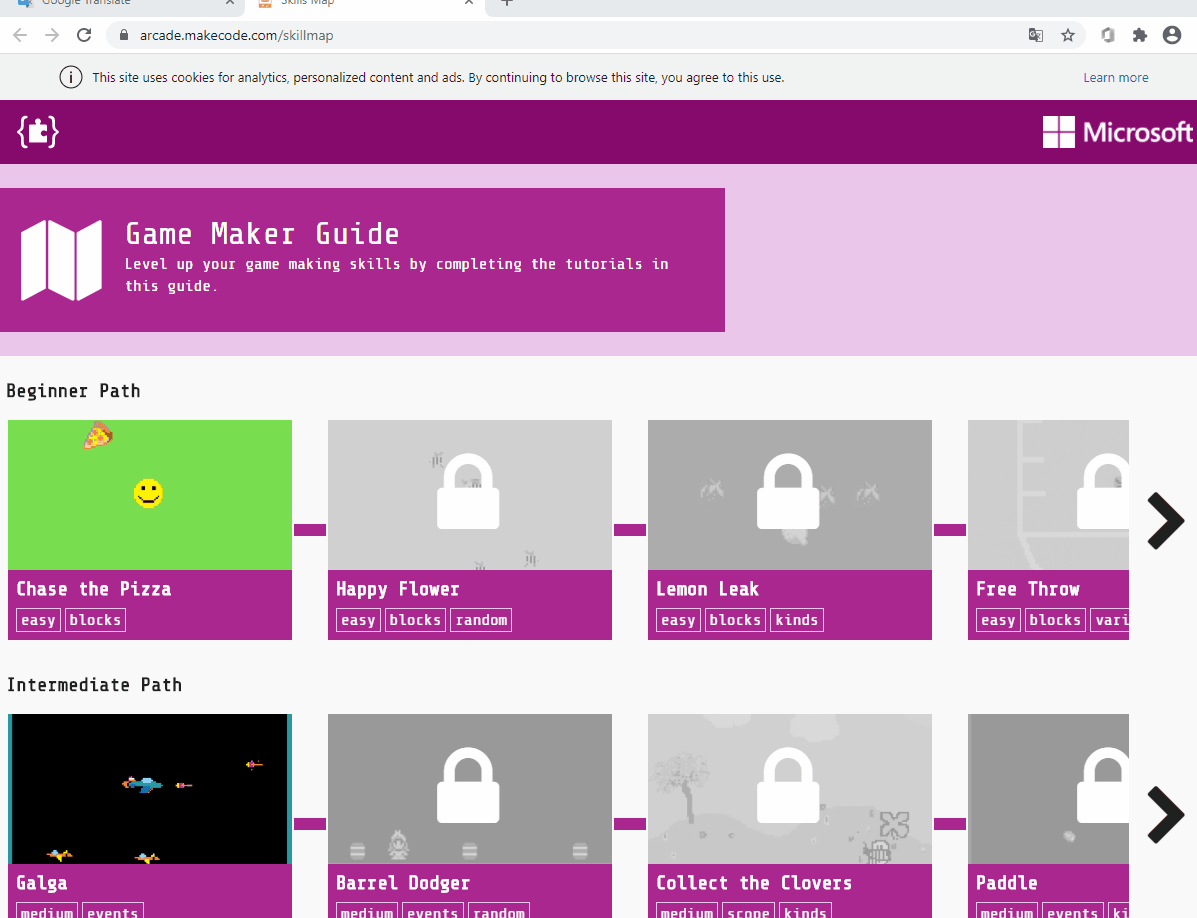 skills map : No response when clicking next until the end in edge · Issue #2596 · microsoft/pxt ...