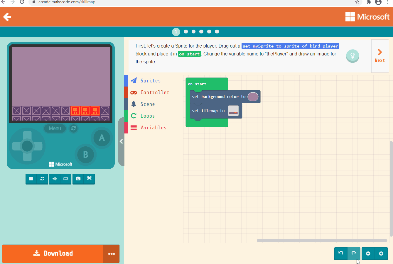 The scroll bar goes to the bottom after folding the help doc · Issue #2743 · microsoft/pxt ...