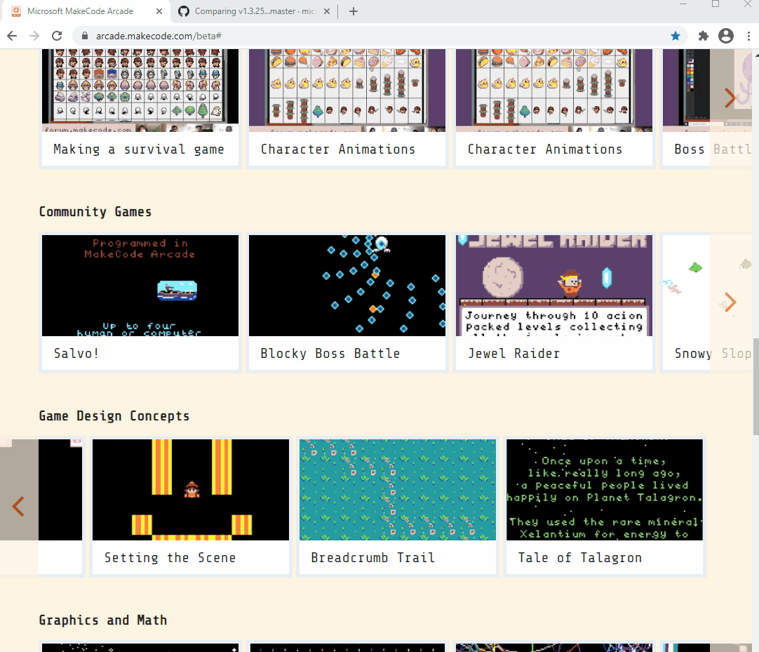Some tutorials can't open · Issue #2760 · microsoft/pxt-arcade · GitHub
