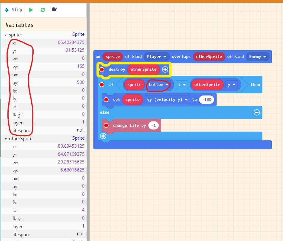 Lack Of Bottom Parameter Of Sprite On The Left List When Debugging · Issue 3382 · Microsoftpxt 9608