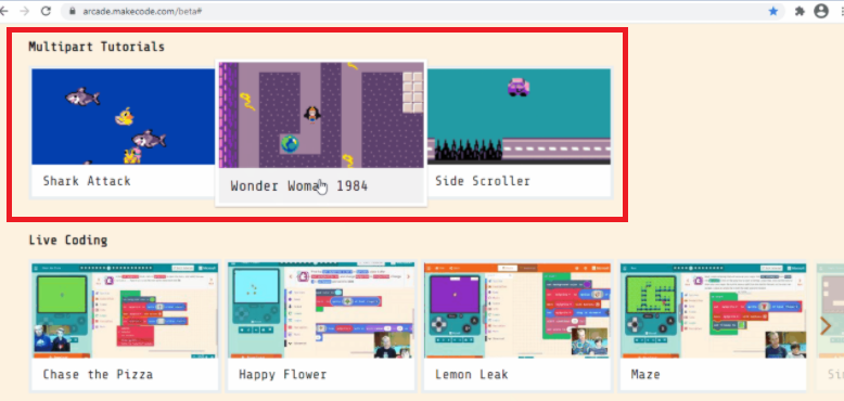 Multipart Tutorials disappear · Issue #4375 · microsoft/pxt-arcade · GitHub