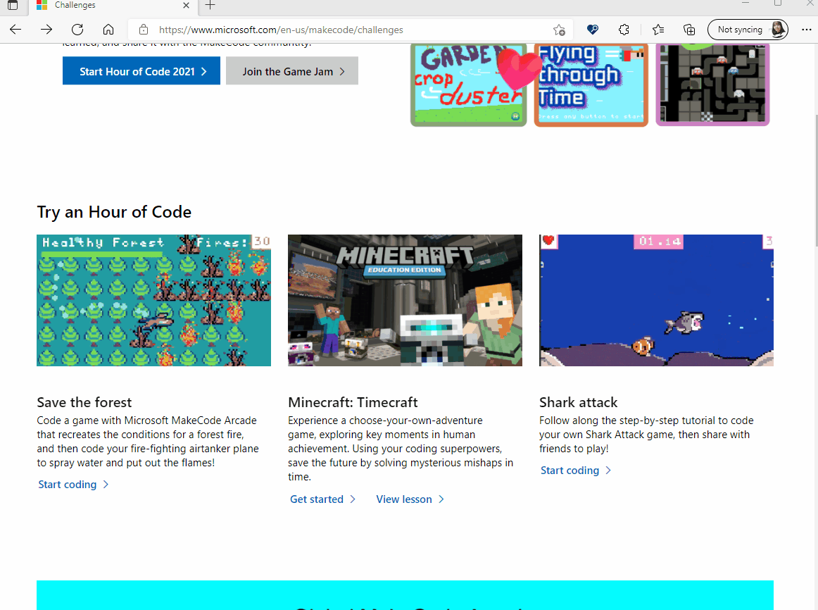 Is it be better to jump to this skillmap when clicking "Start coding" under "Save the forest ...