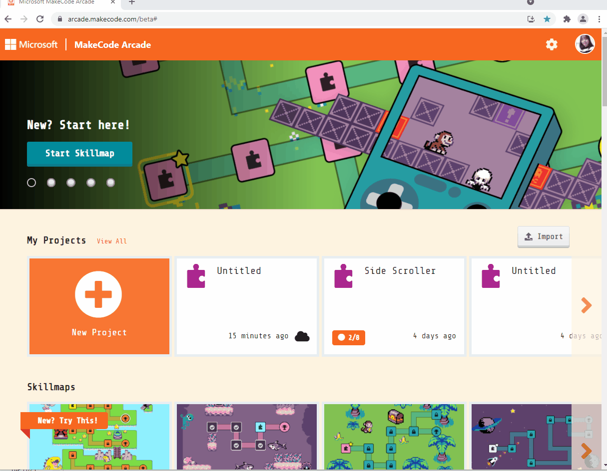 It keeps spinning after choosing "receive newsletter" · Issue #4429 · microsoft/pxt-arcade · GitHub