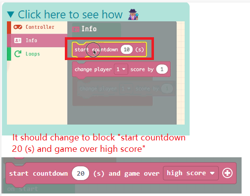 "Burstin' Balloons: Create a Clicker": Tutorial's gif of step6 should ...