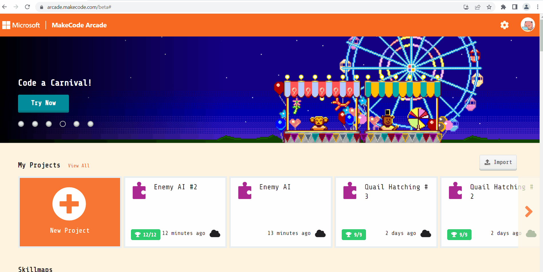 Check box of profile is too small · Issue #5687 · microsoft/pxt-arcade · GitHub