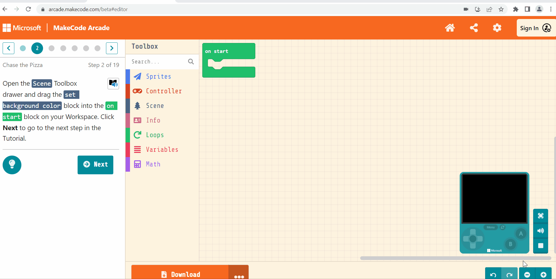 Reset in tutorial will go to editor page · Issue #5700 · microsoft/pxt-arcade · GitHub