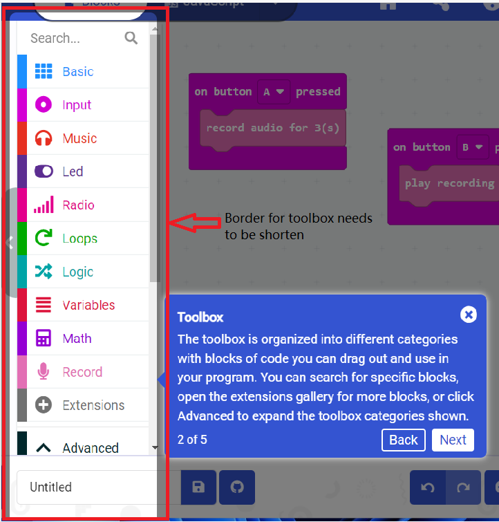 Tour Bottom Of The Border For Toolbox Needs To Be Shorten · Issue 5028 · Microsoftpxt