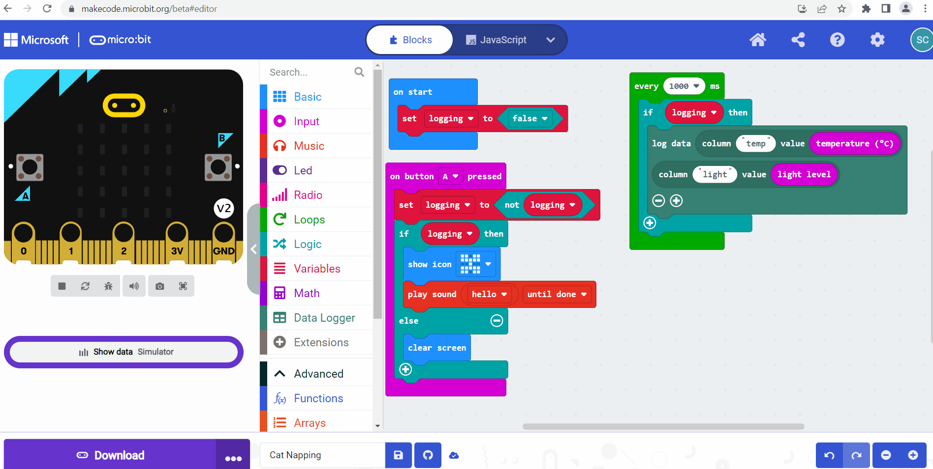 Data simulator won't disappear once it's enabled · Issue #5229 · microsoft/pxt-microbit · GitHub