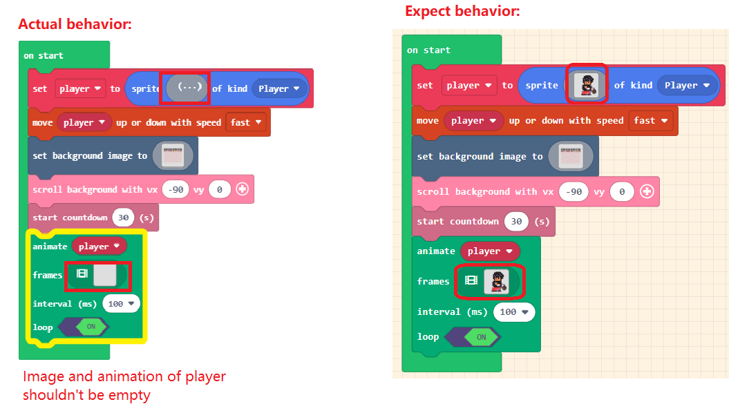 "Dunk": Hint of step17 needs update · Issue #5978 · microsoft/pxt-arcade · GitHub
