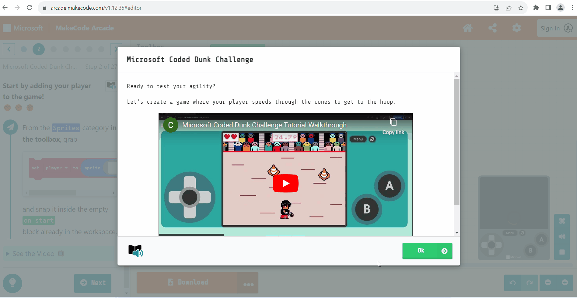 Offline Build Cant Play The Video In Tutorial Dunk · Issue 6043 · Microsoftpxt Arcade · Github 