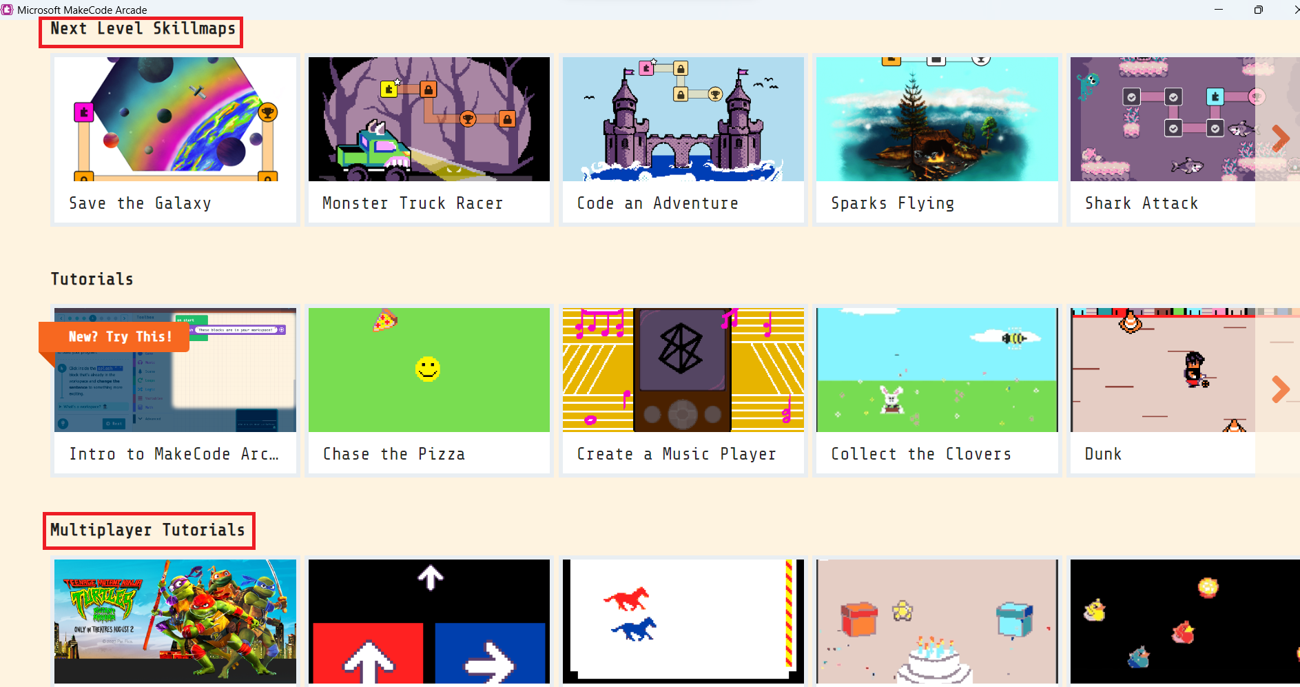 Offline build: Lack "Next Level Skillmaps" and "Multiplayer Tutorials" when offline on mac ...