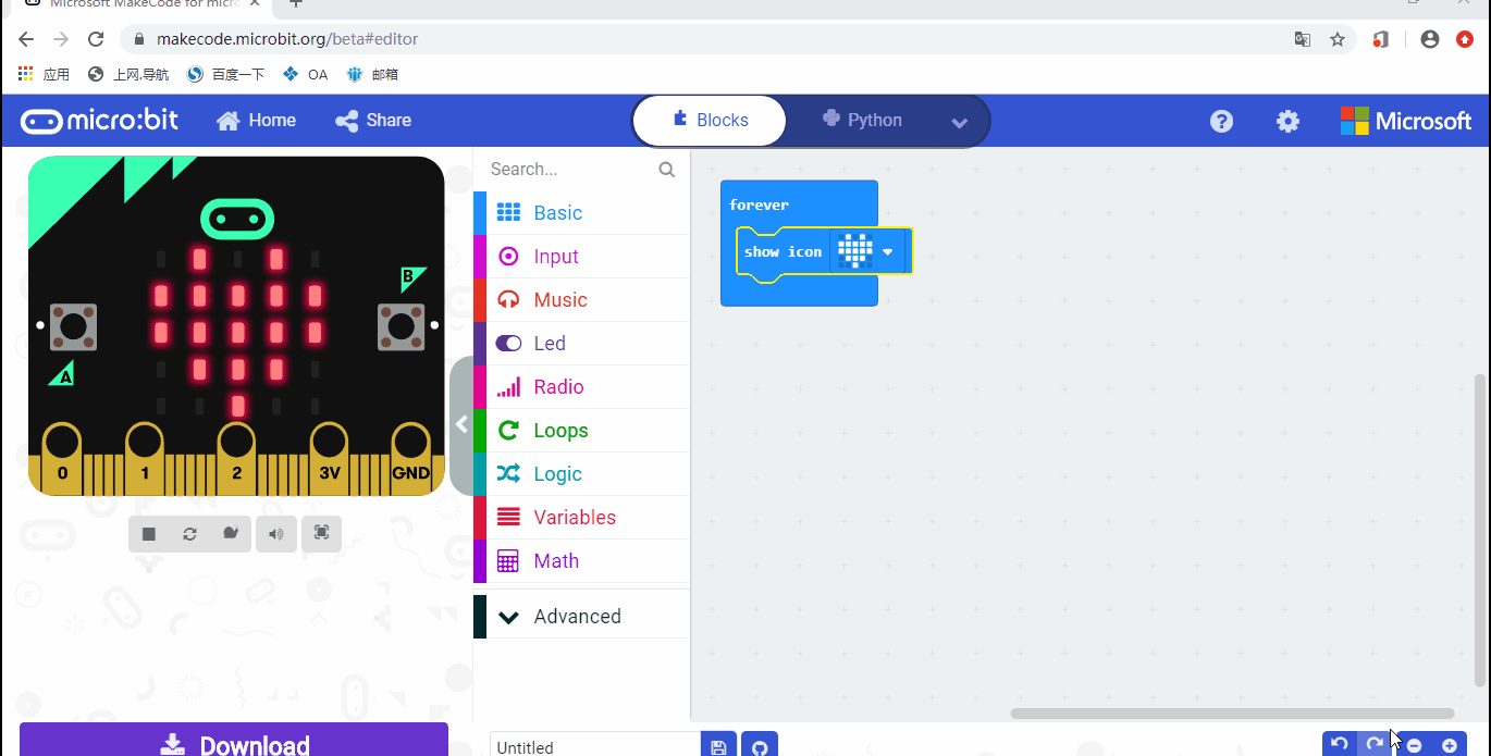 Block editor changed after converting Python editor to Block · Issue #2632 · microsoft/pxt ...