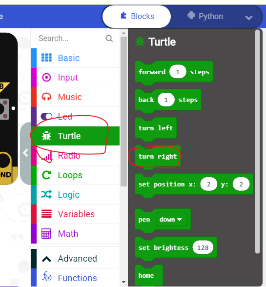Spiral missing Turtle Category · Issue #2654 · microsoft/pxt-microbit ...
