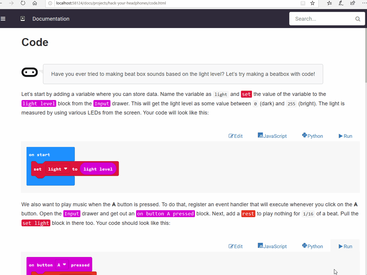 The first simulator can't show in 'Hack Your Headphones' · Issue #3253 · microsoft/pxt-microbit ...