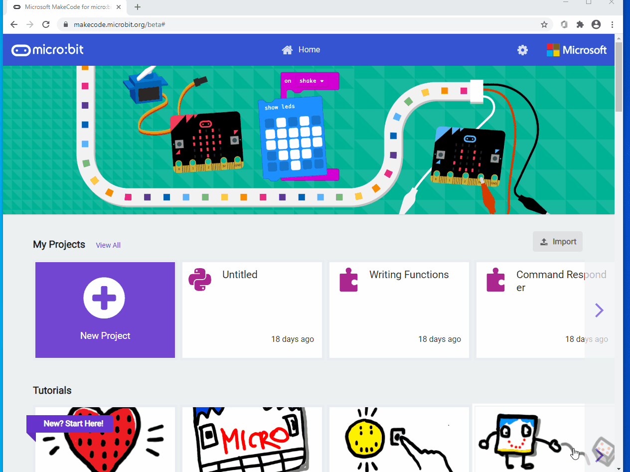 The first icon zooms in automatically when clicking any tutorials ...