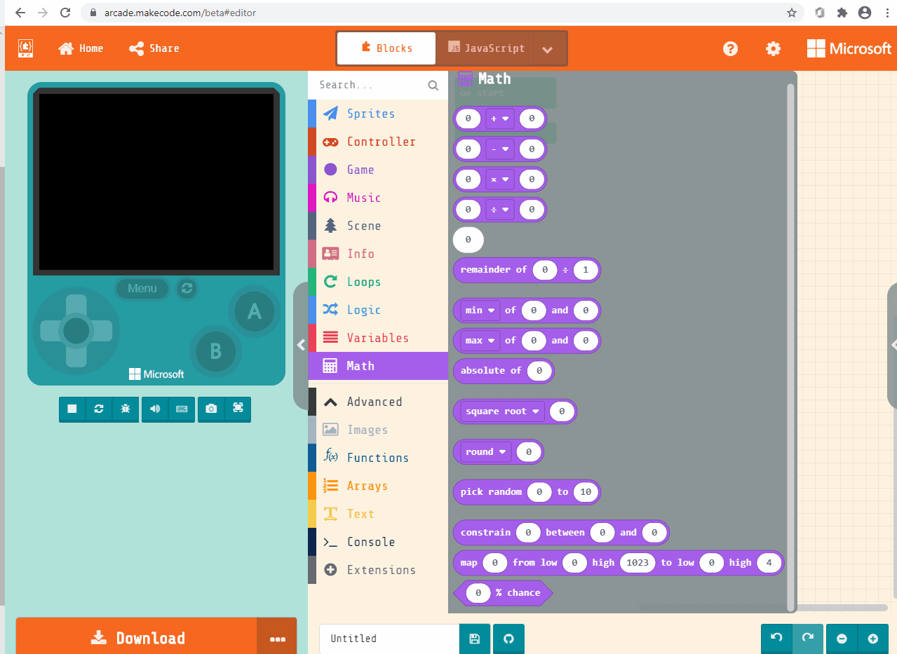 No help for “% chance” when right-click · Issue #2080 · microsoft/pxt-arcade · GitHub
