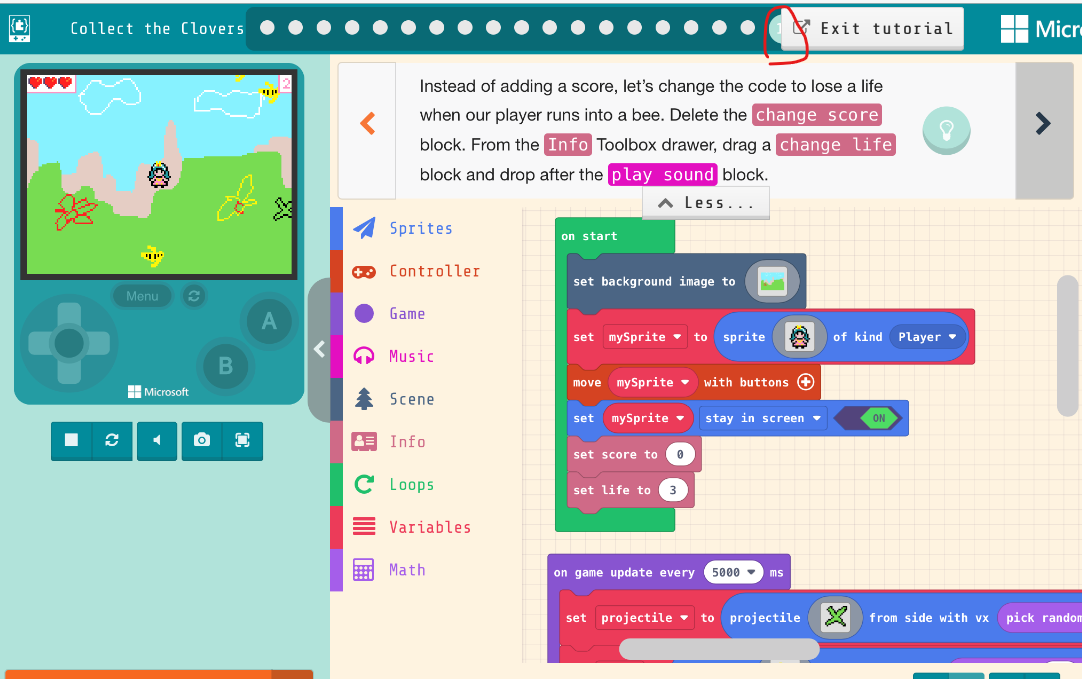 iPad: Exit icon covers the last few step's icon when too many steps ...