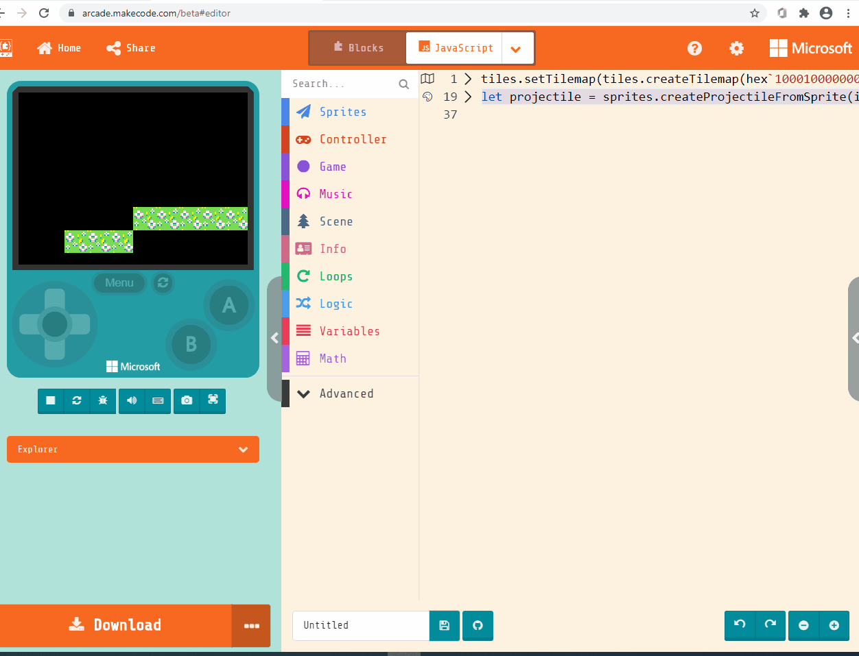 No help for “createProjectileFromSprite” function when right-click in JS editor · Issue #2145 ...