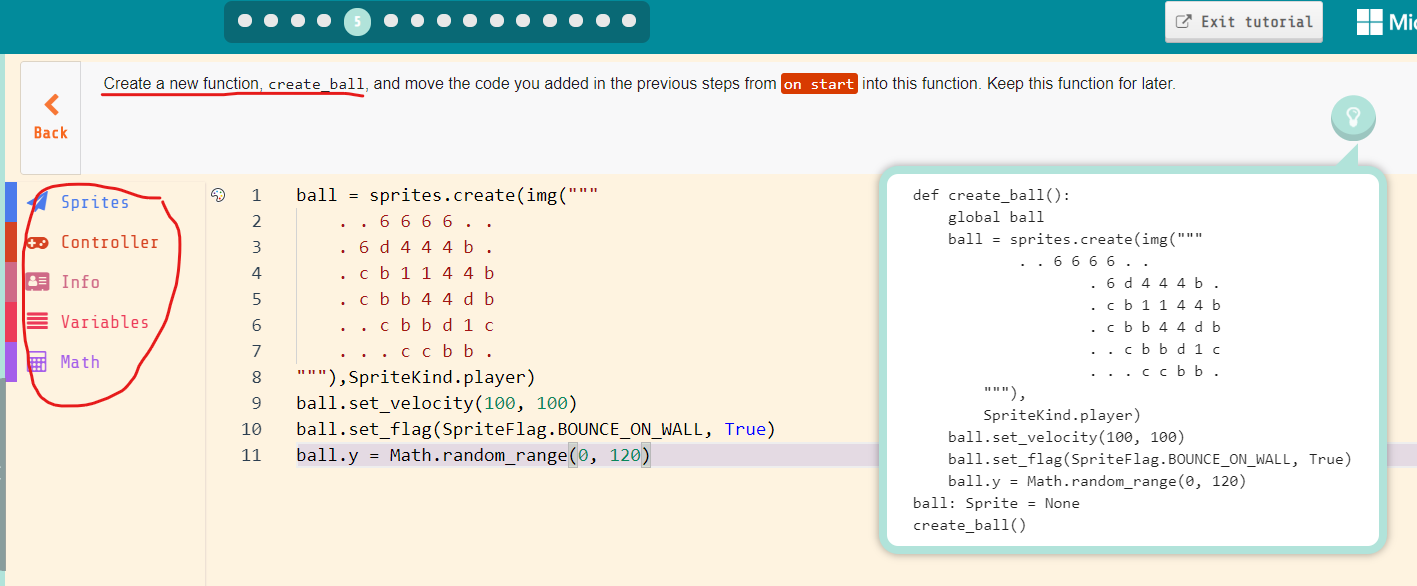 Lack of "create function" block in "Paddle!" · Issue #2160 · microsoft/pxt-arcade · GitHub
