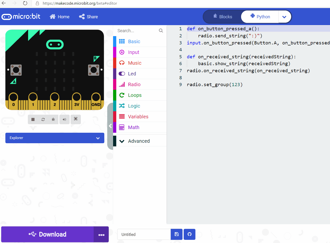 Python/JS: Sim has a splash screen when running radio program · Issue ...