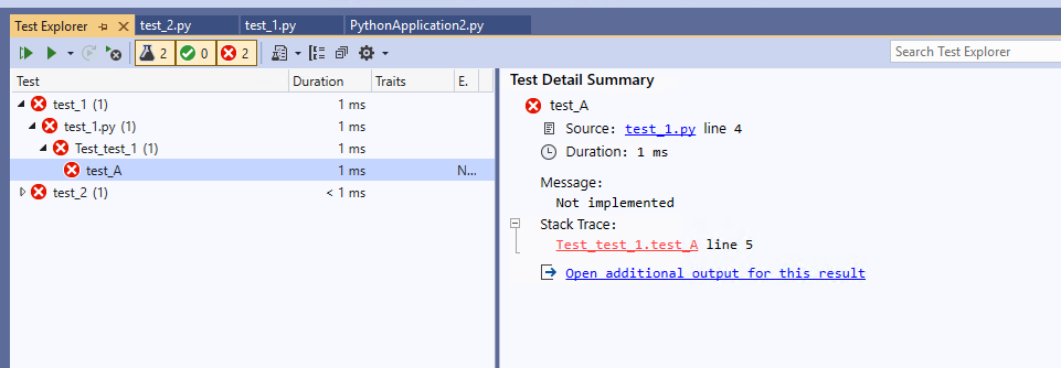 The VS is crash after clicking "Open additional output for this result" · Issue #6324 ...