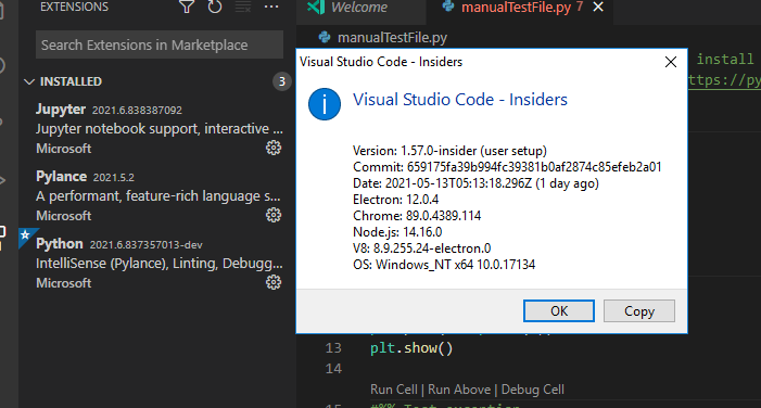 Interactive window not using Active Interpreter when running a cell ...