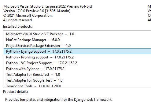 The option "Python/Native Debugging" is missing. · Issue #6595 · microsoft/PTVS · GitHub
