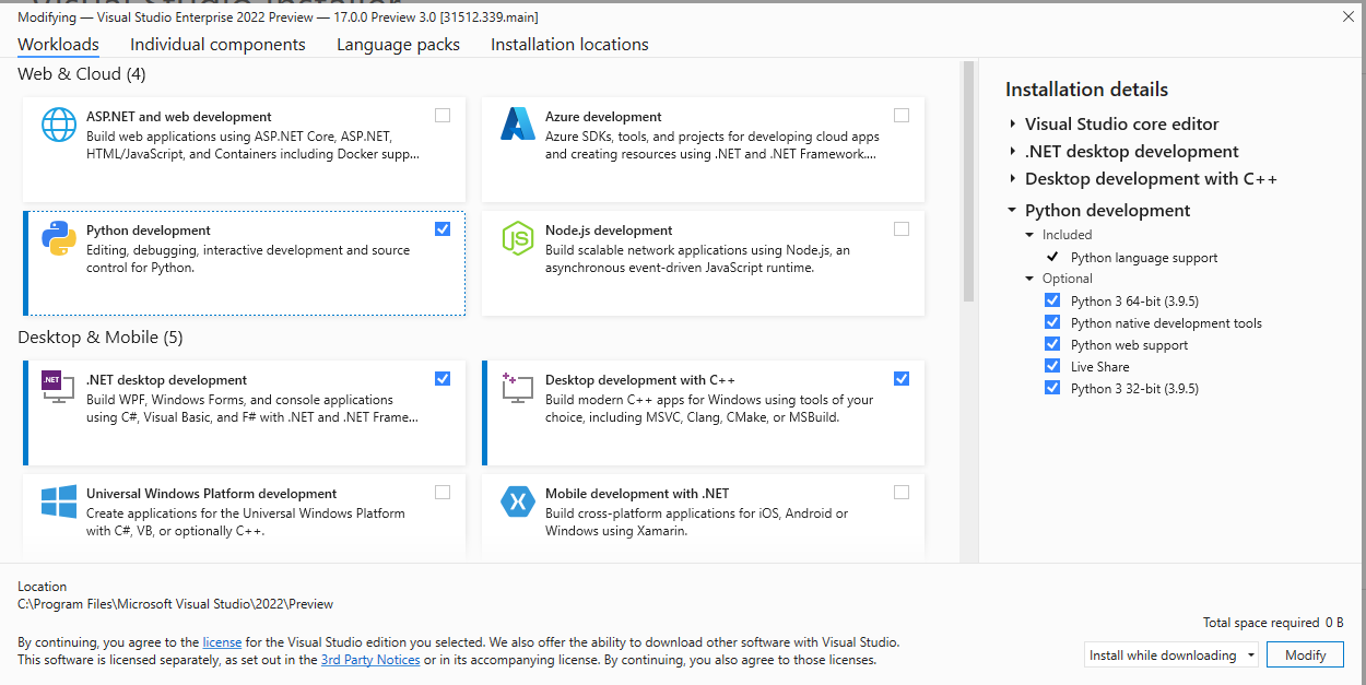 The option "Python/Native Debugging" is missing. · Issue #6595 · microsoft/PTVS · GitHub