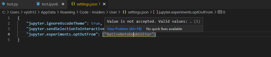 Cannot change to older version of the notebook. · Issue #7091 ...