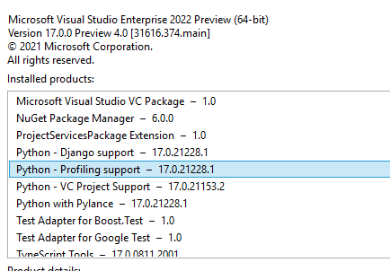 Cannot locate performance tools · Issue #6564 · microsoft/PTVS · GitHub