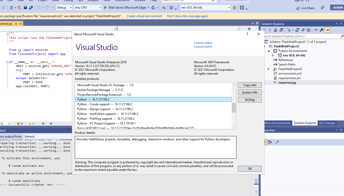 The Python version is display wrong when use the latest python to ...