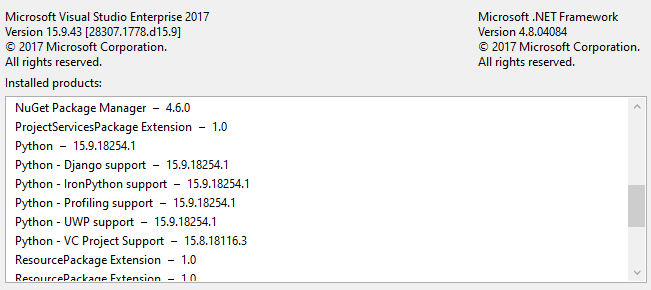 The VS is no response after choose "I will install them myself" when create Blank Django Web ...