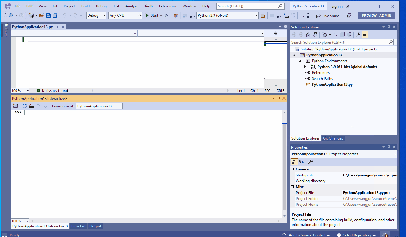 Python Tools for Visual Studio | PythonRepo