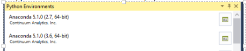 Anaconda displays incorrectly in environment list · Issue #7461 · microsoft/PTVS · GitHub
