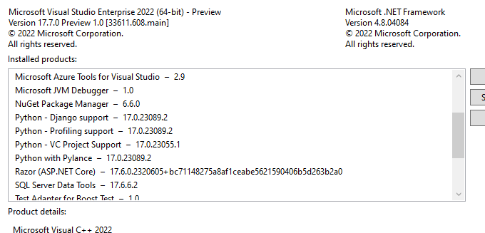 Failed to drop down the list on the .vsp file. · Issue #7495 · microsoft/PTVS · GitHub