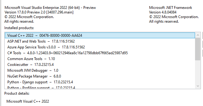The Combo box and the Python Environment list is not update when change the default environment ...